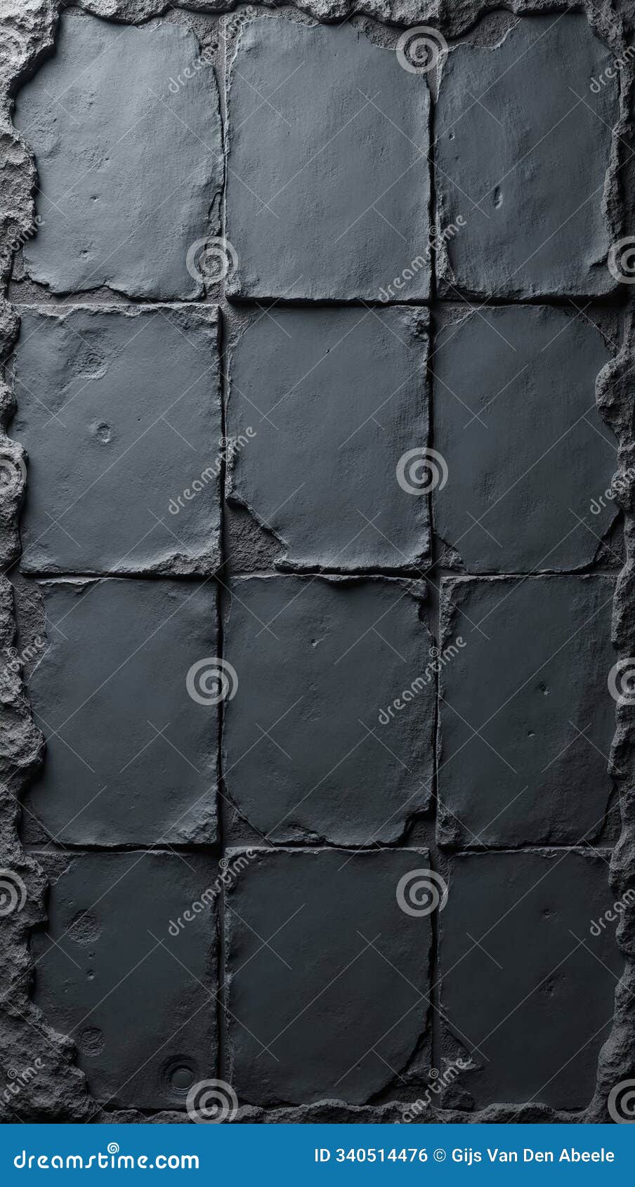 Slate Tile Texture with Rough Natural Edges and Deep Gray Tones Stock ...