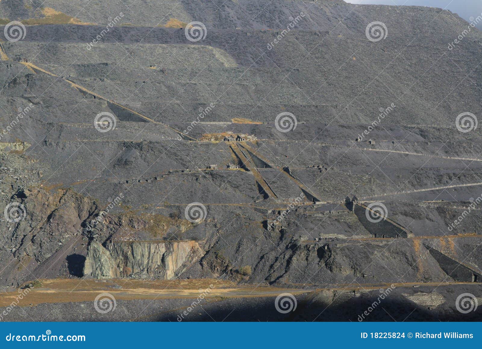 Slate Waste Heap From Slate Mine Royalty-Free Stock Image ...
