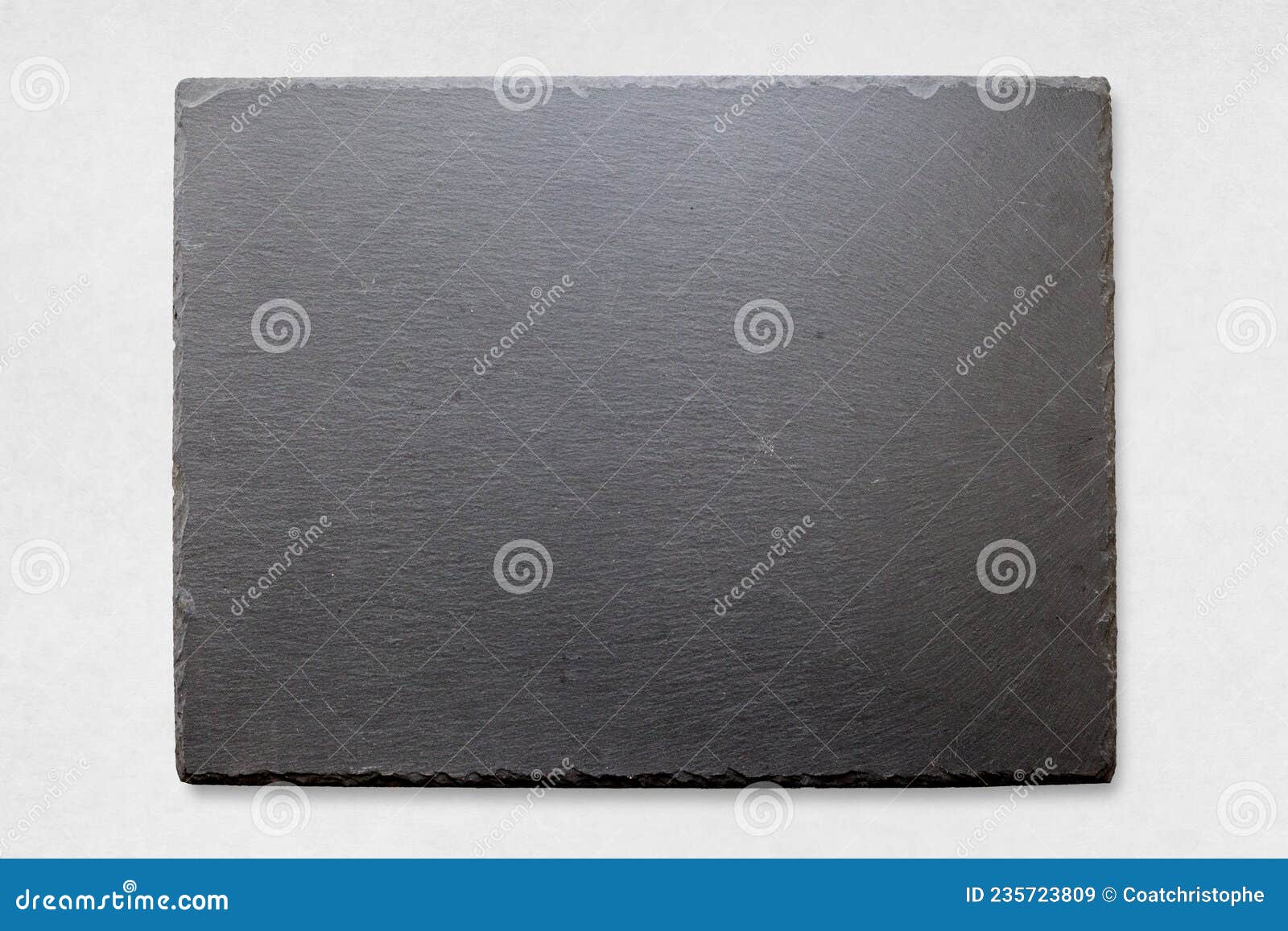 Slate Tray on a White Surface Stock Image - Image of closeup, surface ...