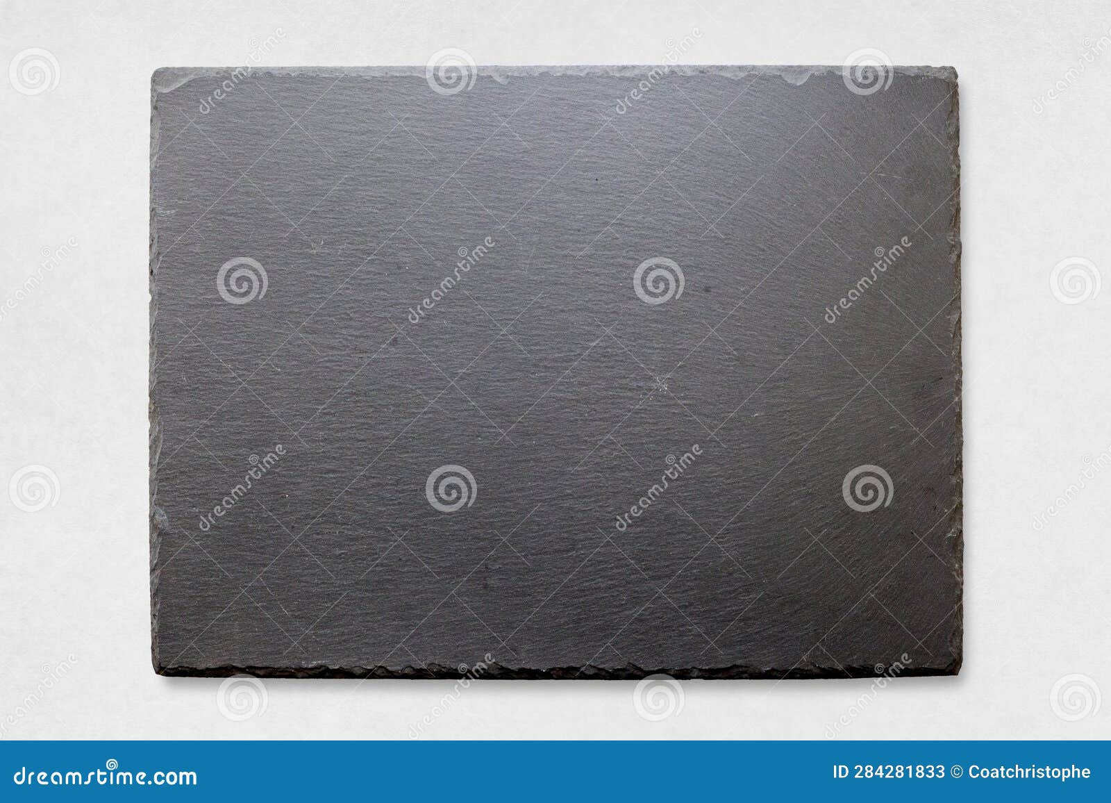 Slate Tray on a White Surface Stock Image - Image of surface, shot ...