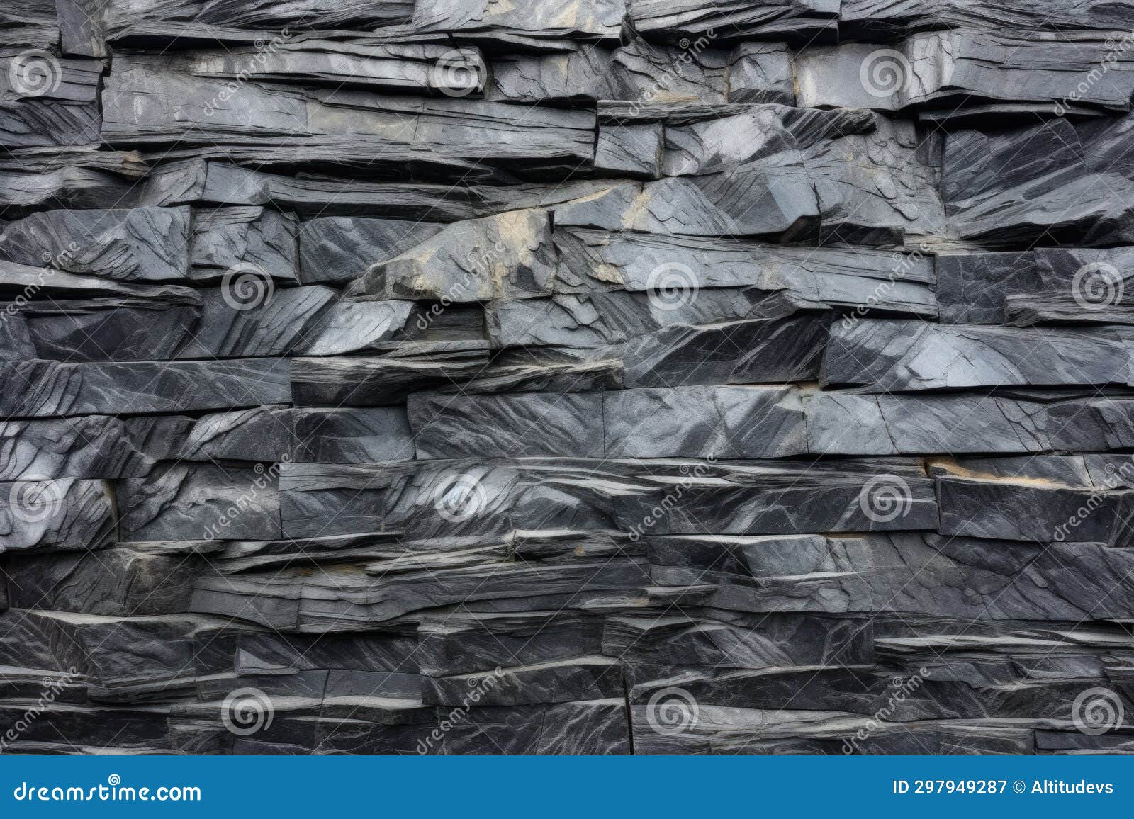 Slate Wall Texture Close-up Stock Image - Image of construction, wall ...