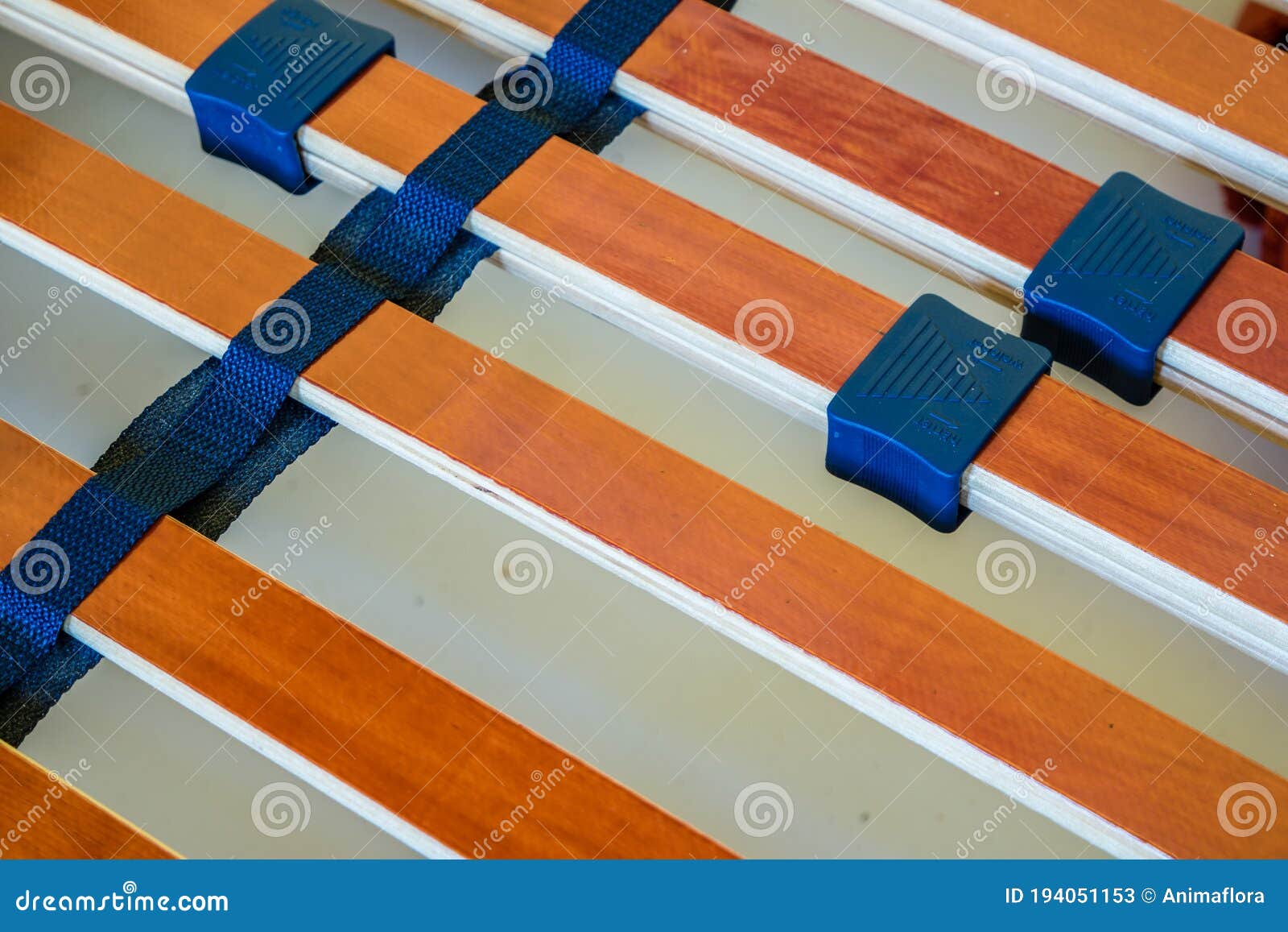 Slatted frame from the bed stock image. Image of plywood - 194051153