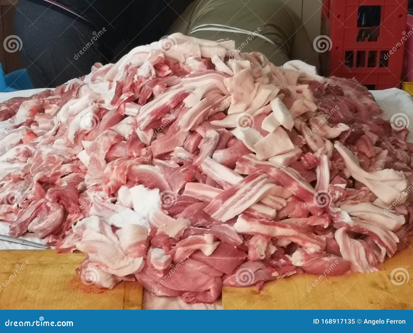 Slaughtered Pig Head is Selected Stock Image - Image of tradition ...