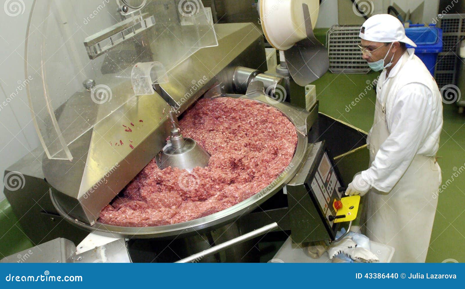 Slaughterhouse Workers in the Refrigerator Editorial Image - Image of ...
