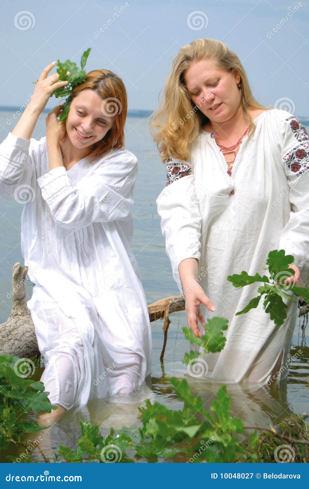 Slav women stock image. Image of face, female, nature - 10048027