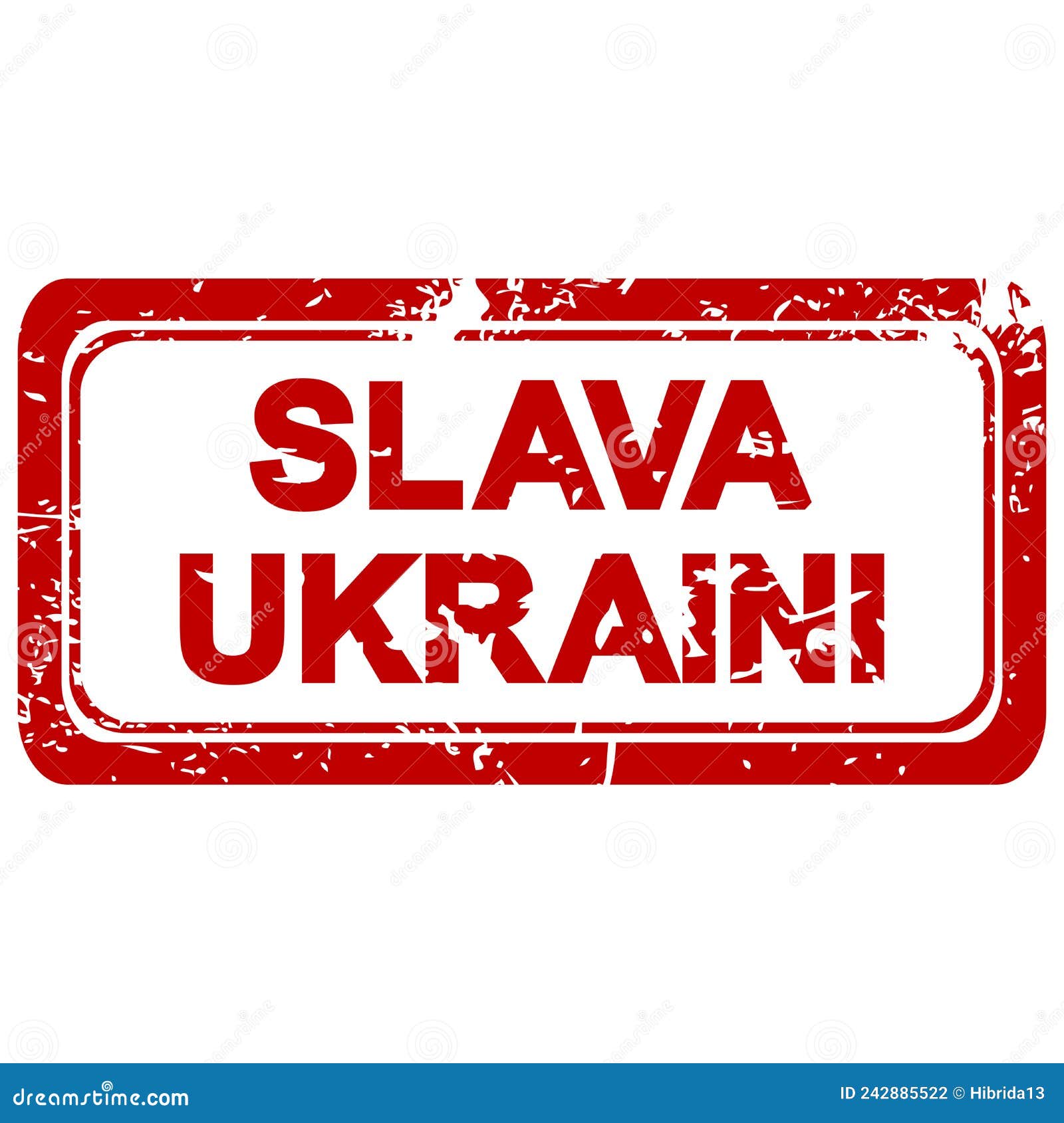 Slava Ukraini And Glory To Ukraine, Ukrainian Flags Cross Cartoon ...