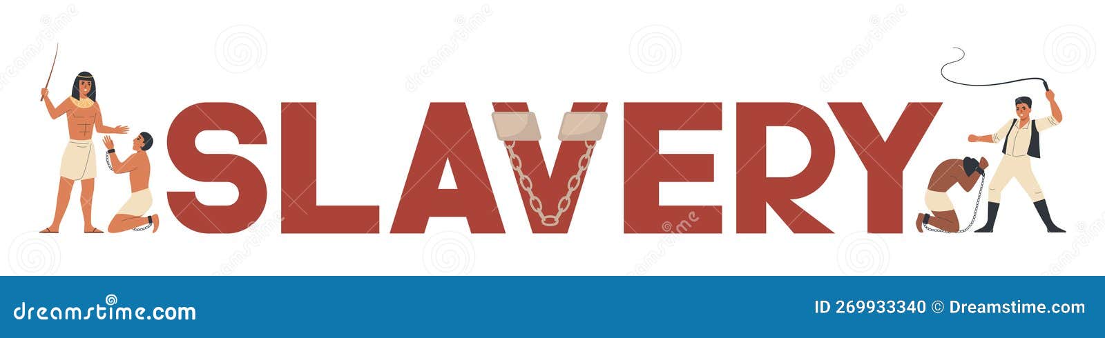 Slavery History Infographic Set Cartoon Vector | CartoonDealer.com ...