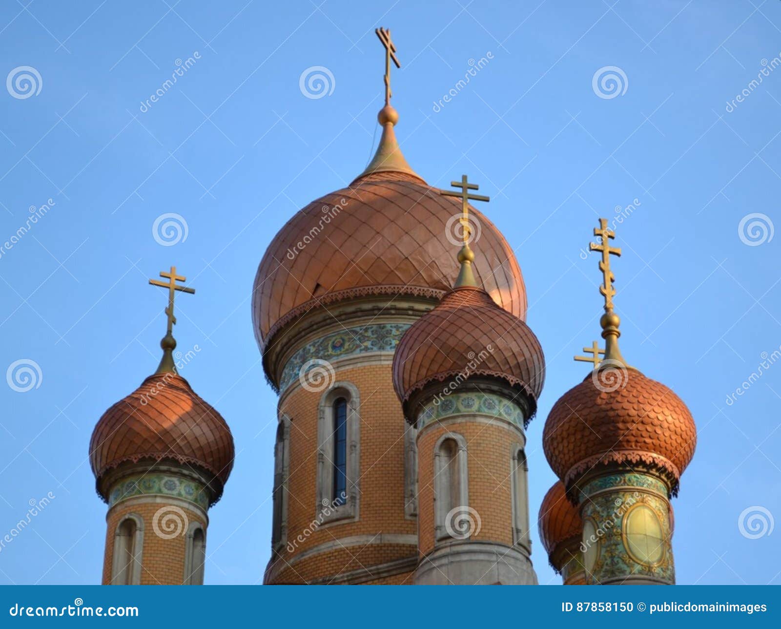 Slavic-church-steeples Picture. Image: 87858150