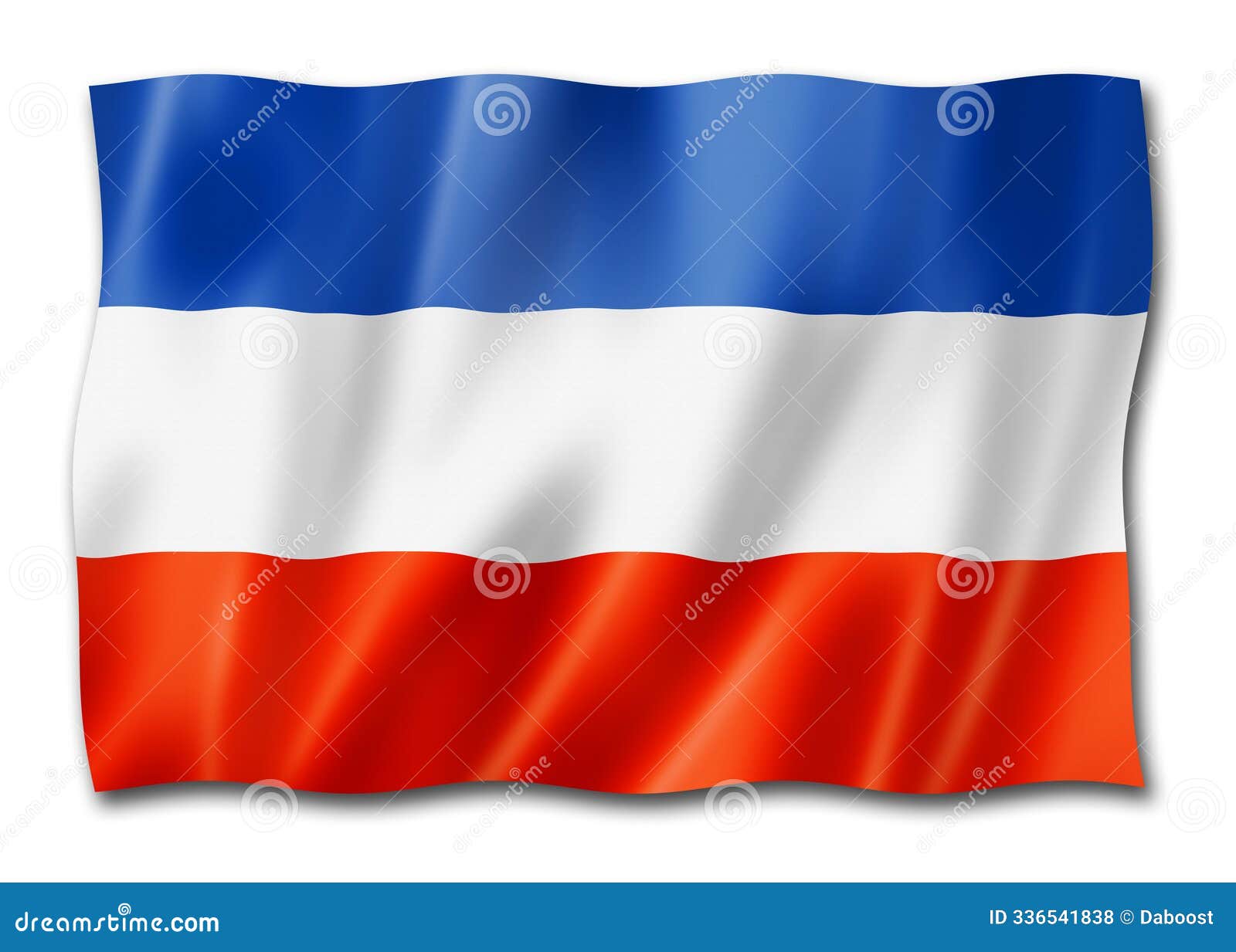 Slavic Ethnic Flag, Yugoslavia Stock Illustration - Illustration of ...