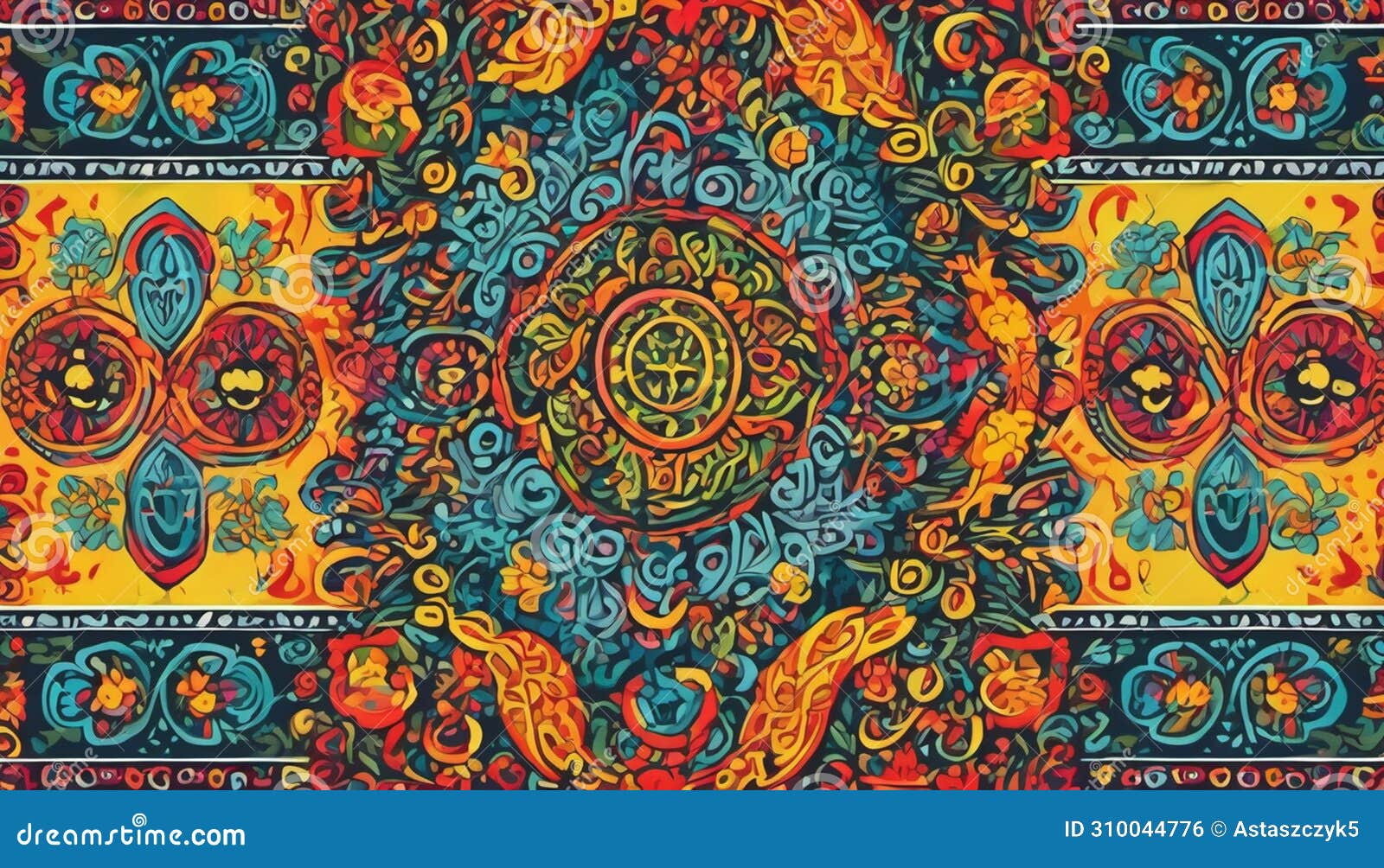 Slavic Pattern. Colorful Background Stock Illustration - Illustration ...