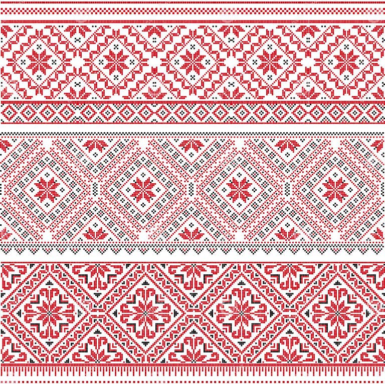 Slavic pattern stock vector. Illustration of national - 32433149