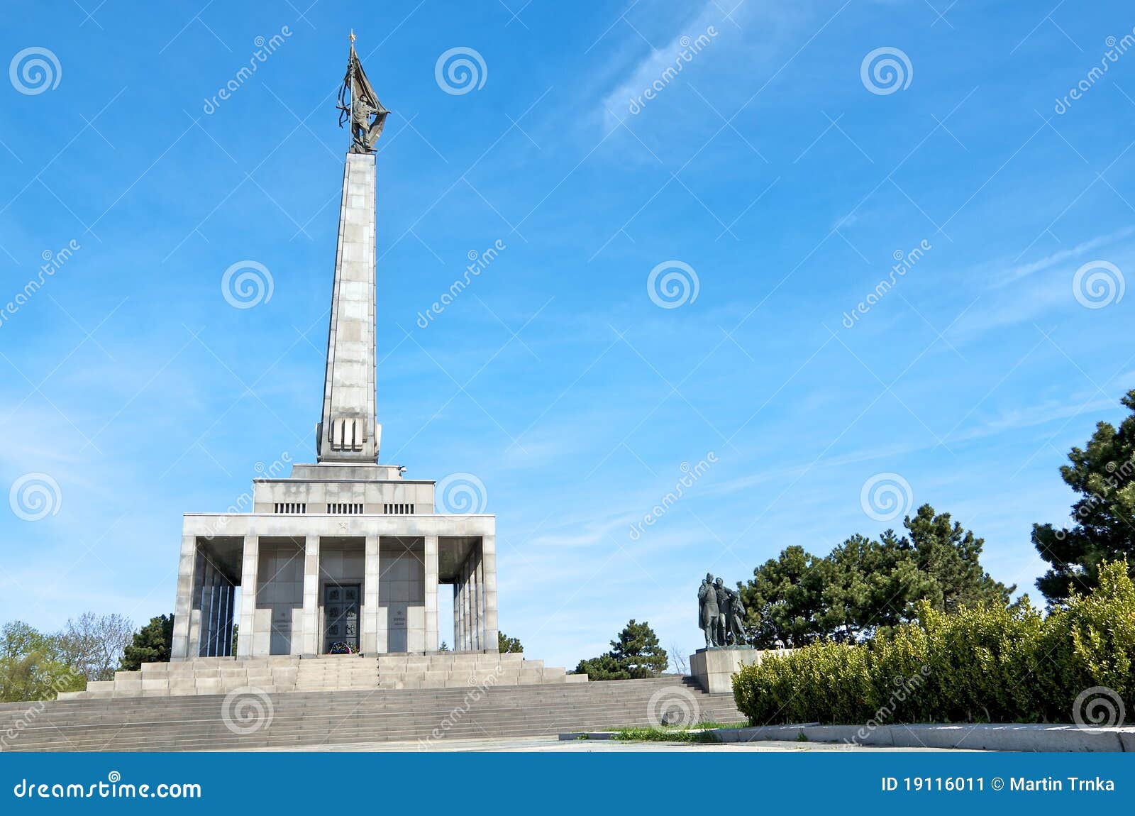 Slavin memorial monument stock image. Image of fallen - 19116011