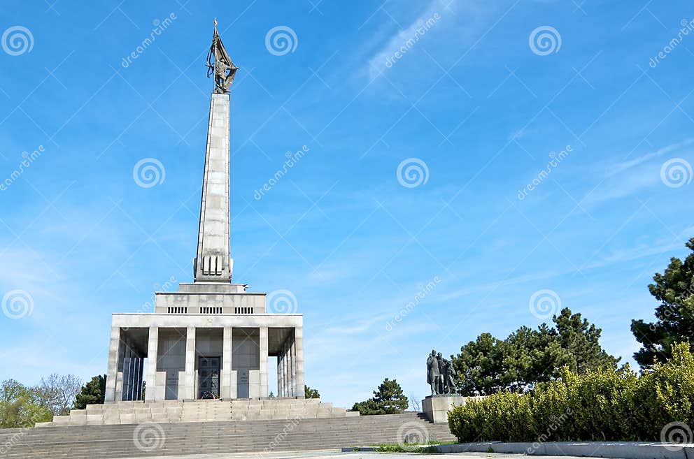 Slavin memorial monument stock image. Image of fallen - 19116011