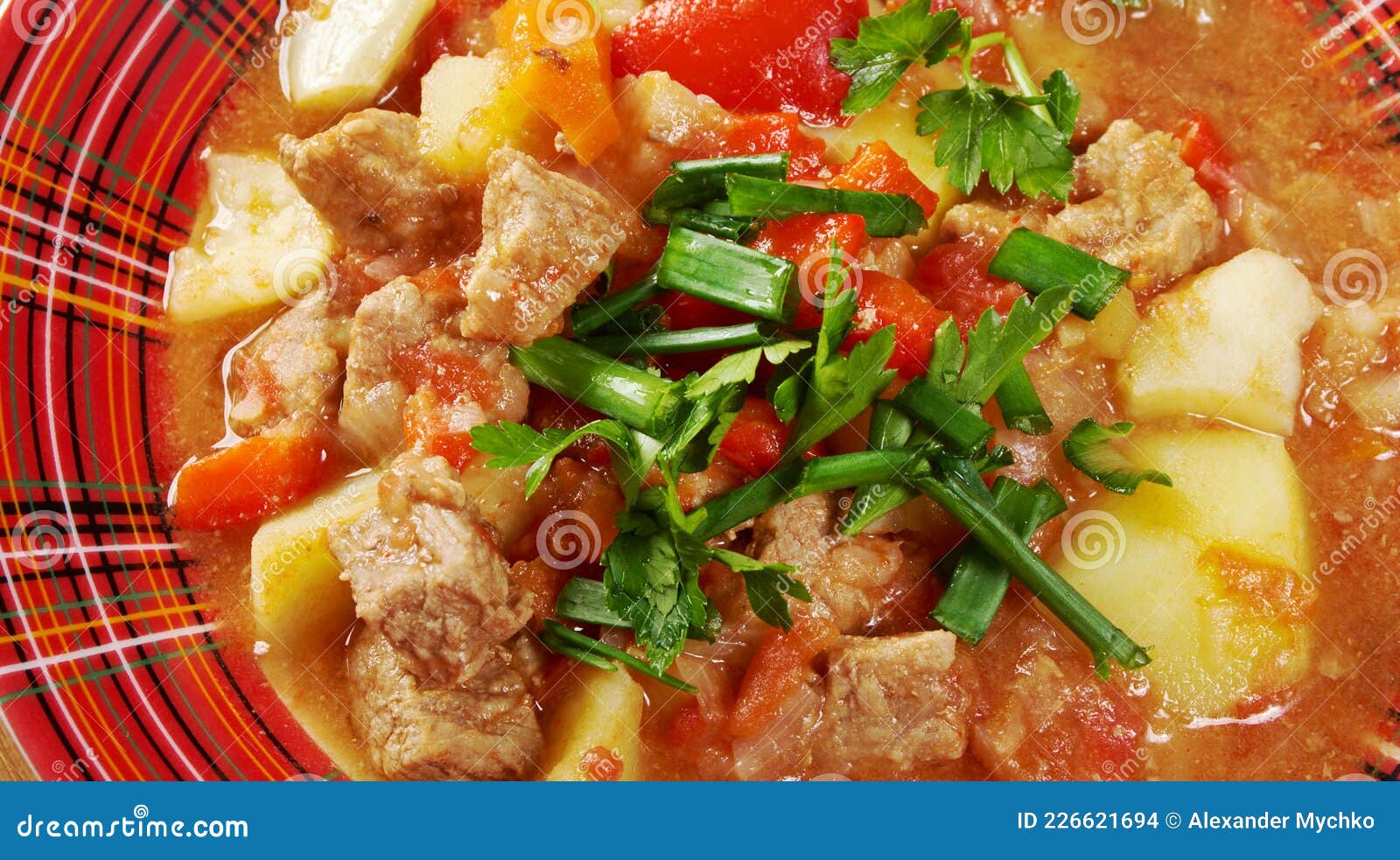 Slavonian Cobanac stock photo. Image of cooked, soup - 226621694