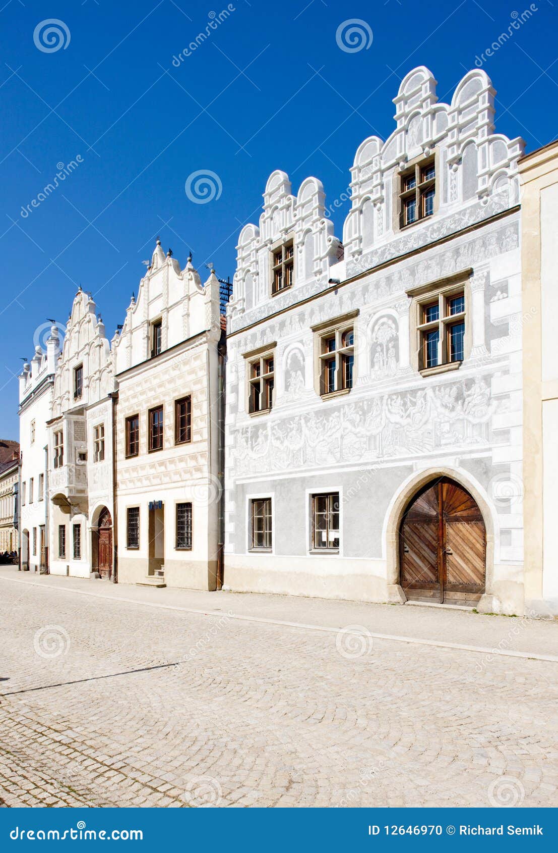 Slavonice stock photo. Image of municipal, europe, locations - 12646970