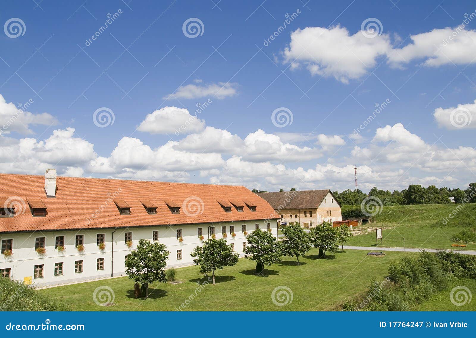 Slavonski brod fort stock image. Image of blue, historical - 17764247
