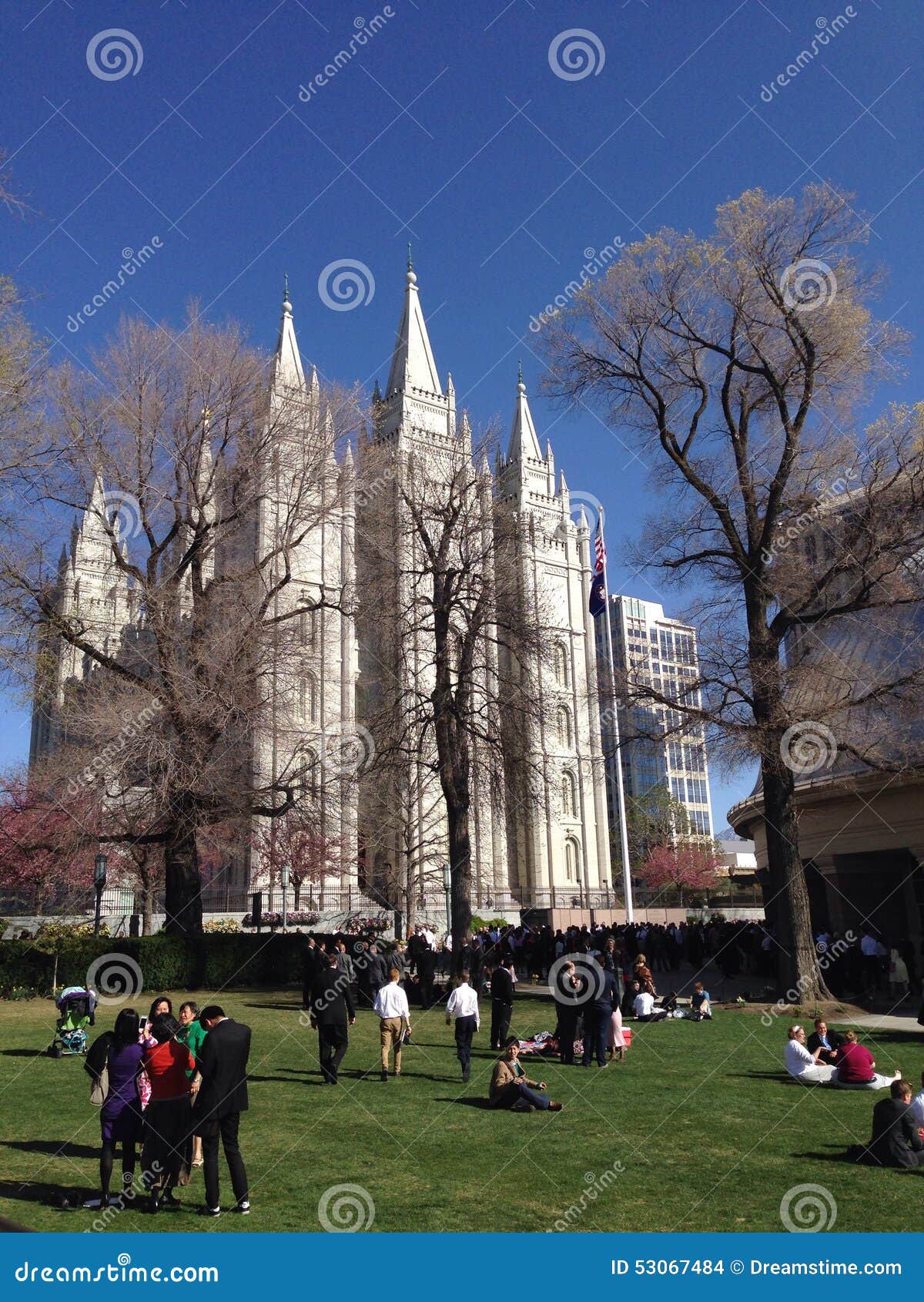 SLC Temple editorial stock image. Image of sessions, conference - 53067484