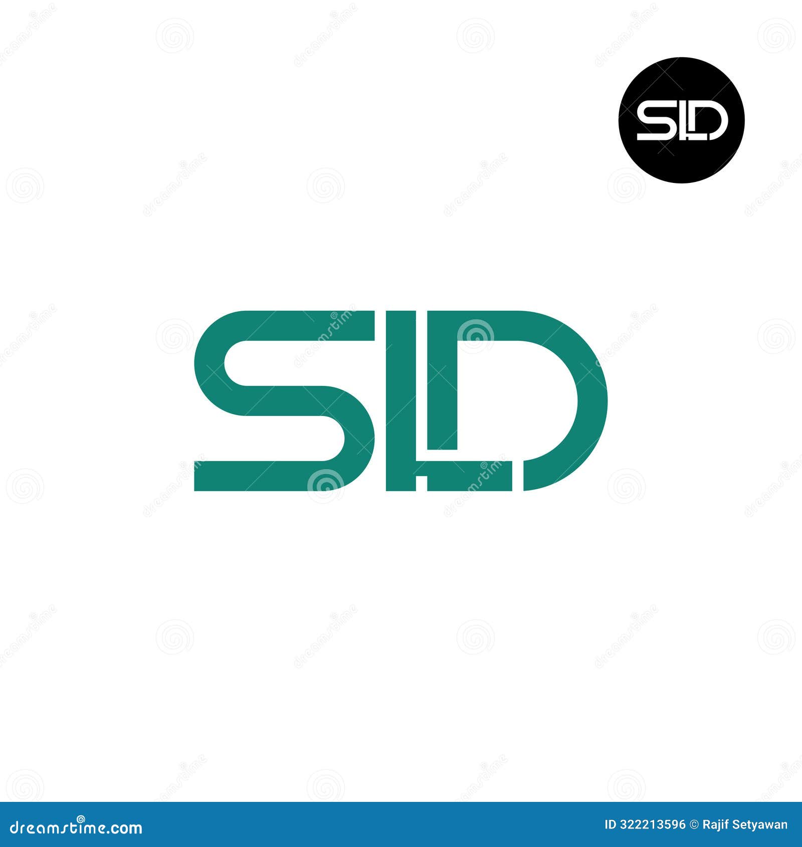 SLD Logo Letter Monogram Design Stock Vector - Illustration of initial ...