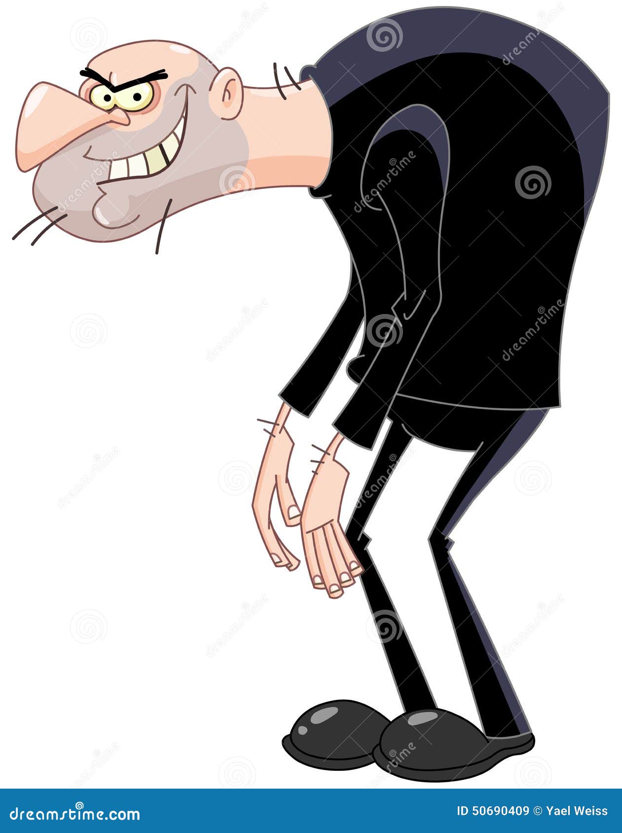 Slechte mens vector illustratie. Illustration of misdaad - 50690409