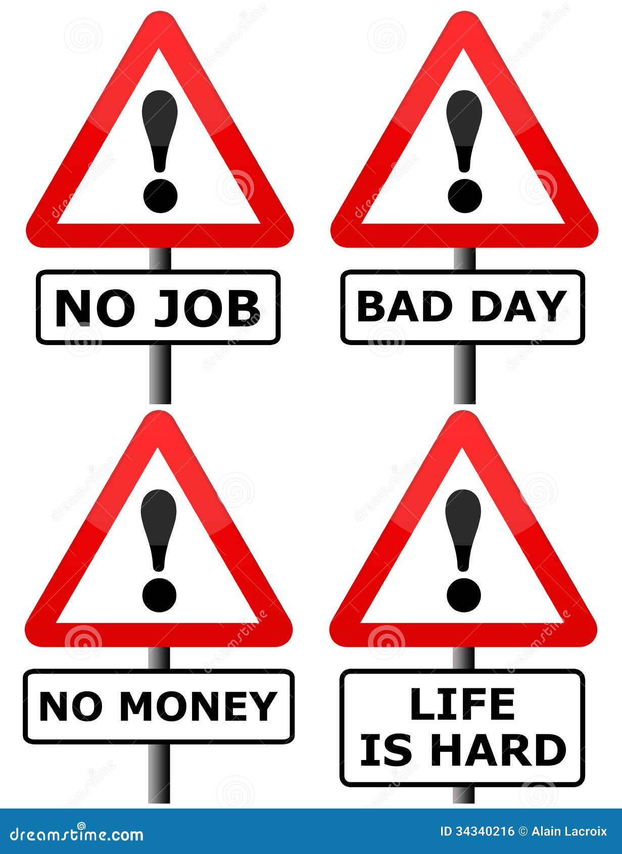 Slechte situatie stock illustratie. Illustration of donker - 34340216