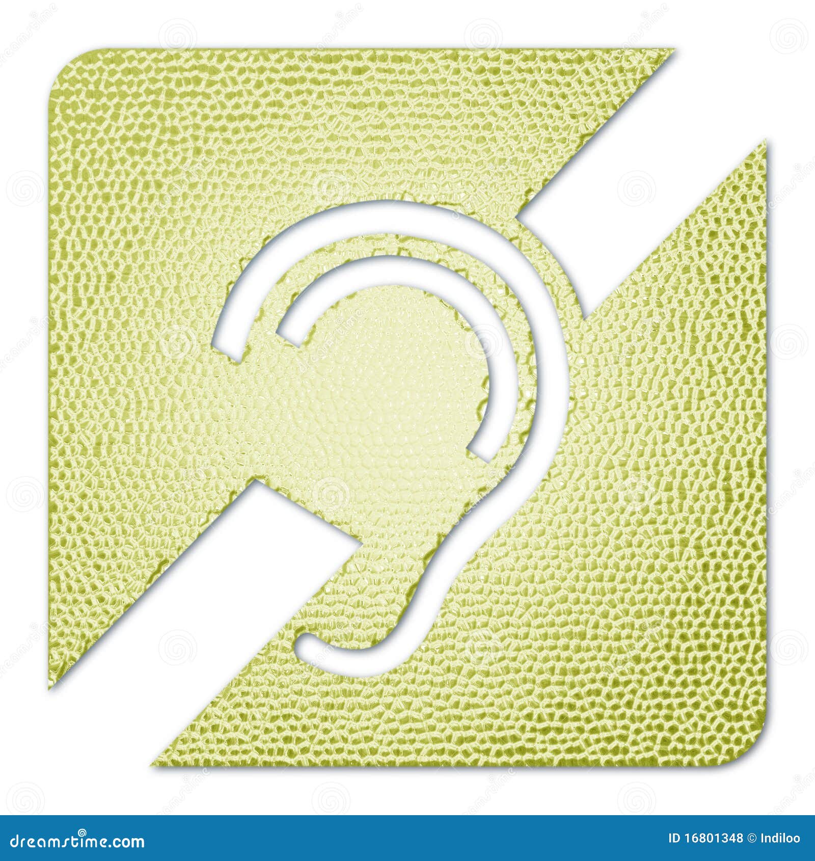 Slechthorend pictogram stock foto. Image of overzicht - 16801348