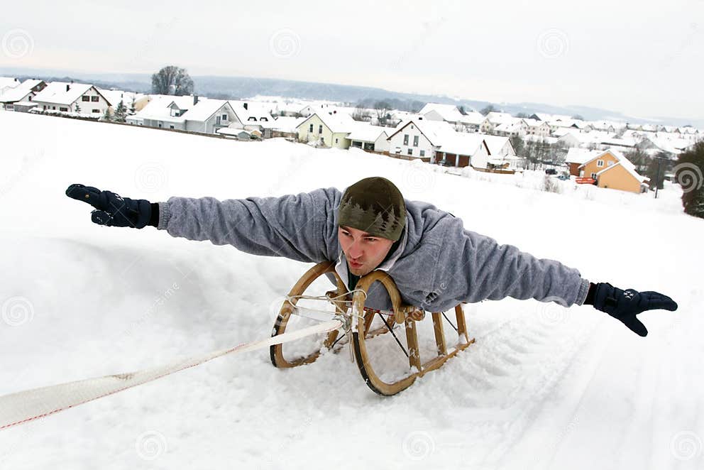Sled pull stock image. Image of cold, playful, activity - 24164469