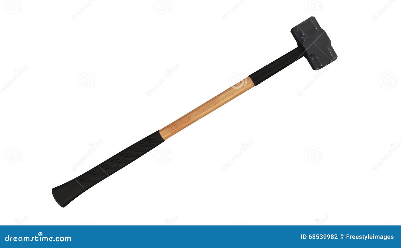 Sledge Hammer, Construction Tool on White Stock Illustration ...