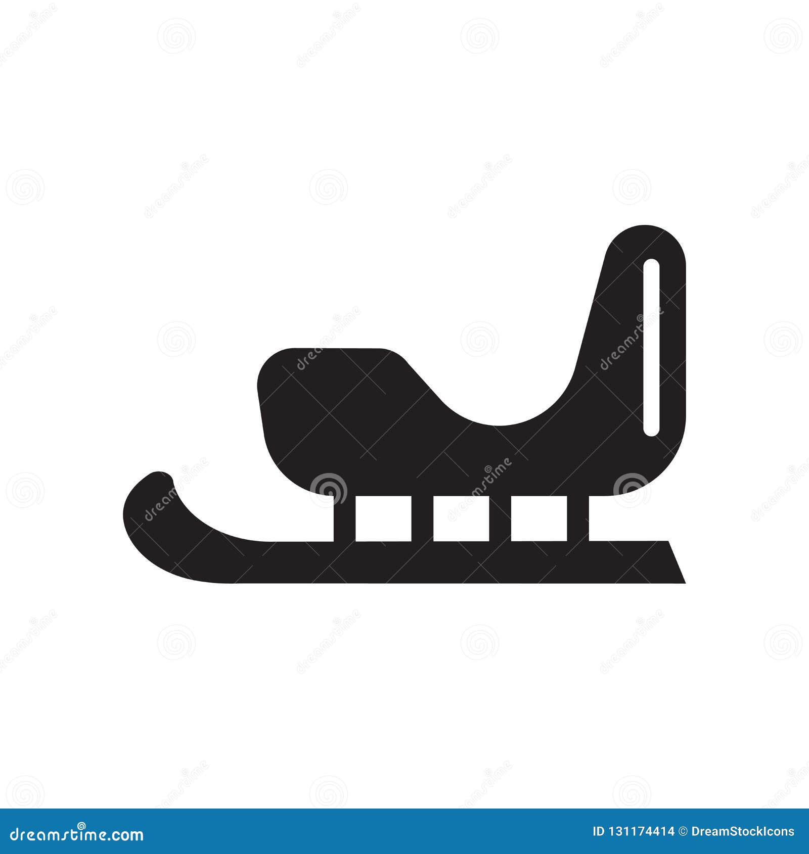 Sledge Icon. Trendy Sledge Logo Concept on White Background from Stock ...