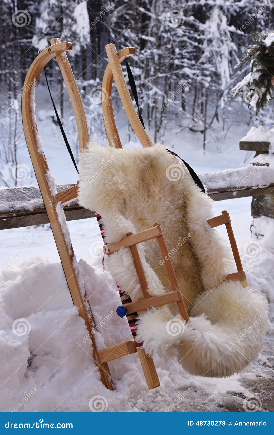 Sledge stock photo. Image of ludge, sleigh, holiday, hill - 48730278