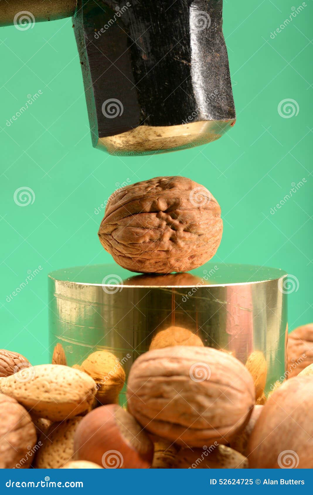 Sledgehammer To Crack a Nut 5 Stock Image - Image of baking, problem ...