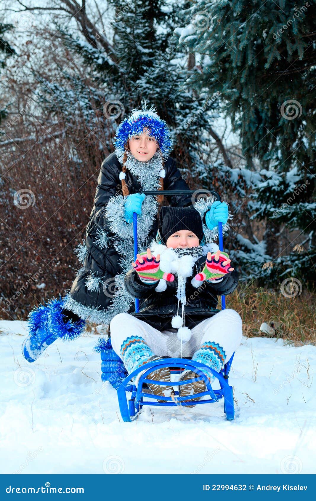 Slee stock foto. Image of mensen, december, vakantie - 22994632