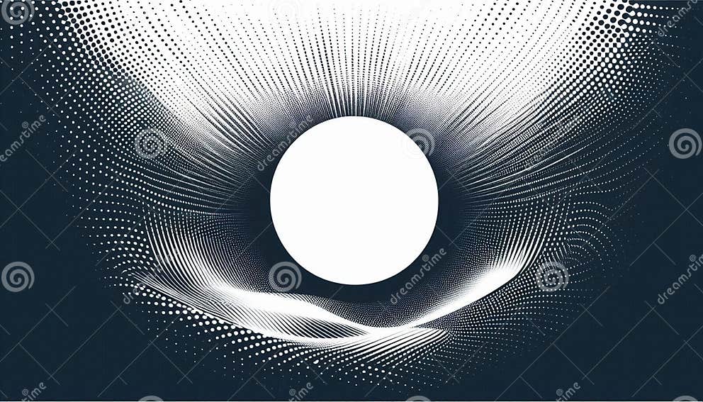 Sleek Abstract Background with Fading Halftone Patterns and Ample Space ...