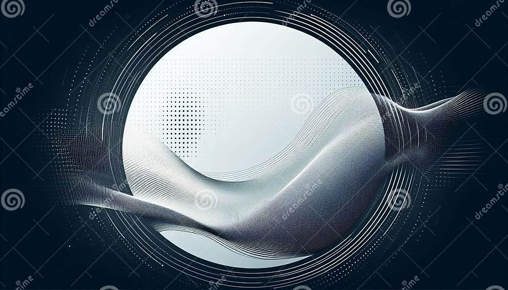 Sleek Abstract Background with Fading Halftone Patterns and Ample Space ...
