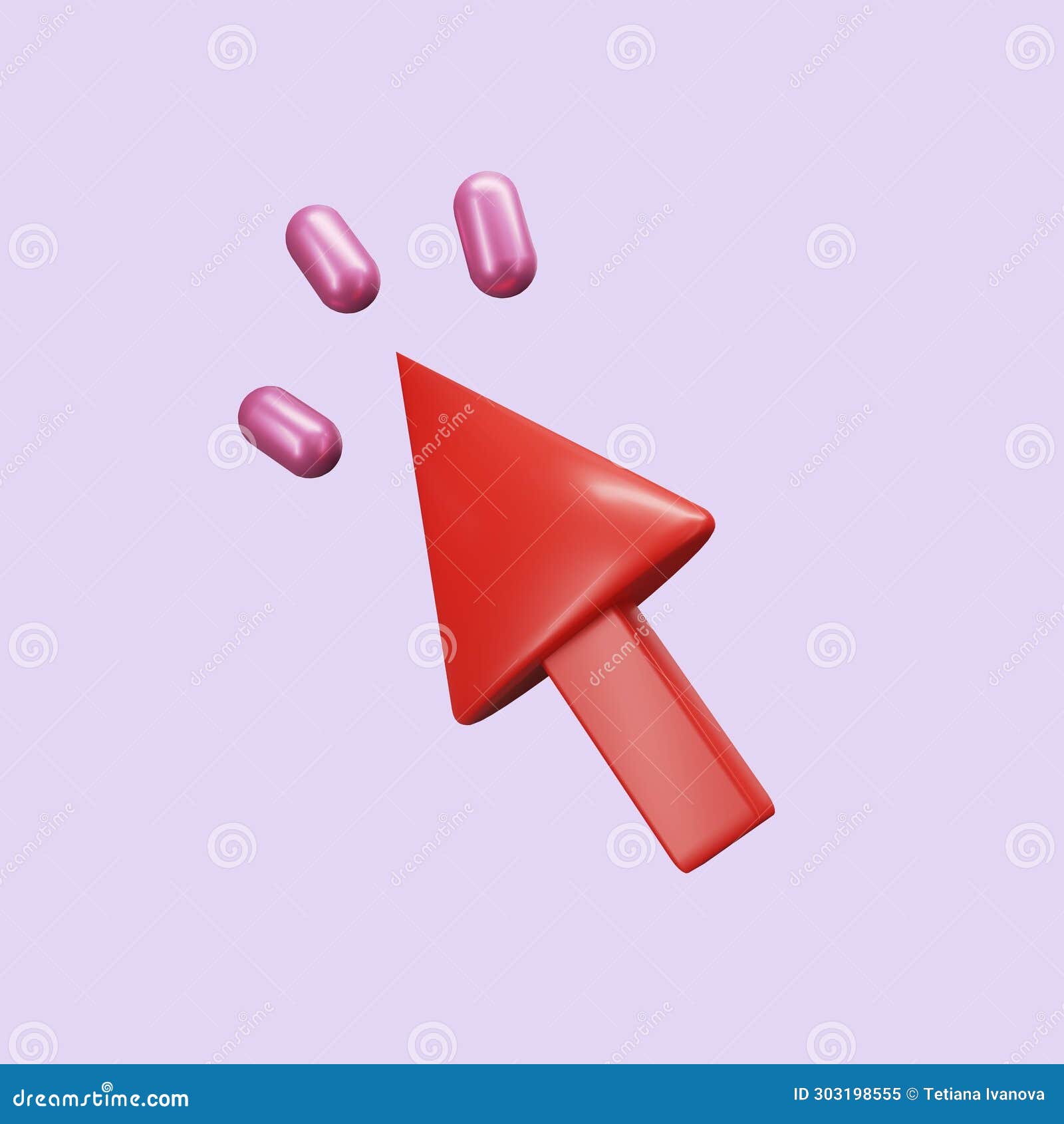 Sleek Arrow Icon Symbolizing Direction and Movement. Stock Illustration ...