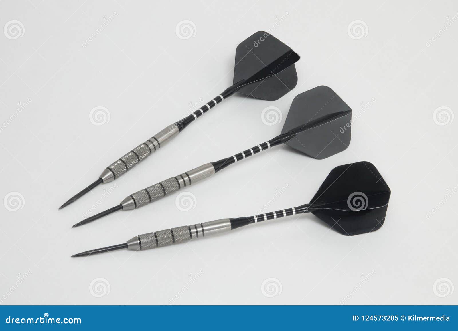 Sleek Black Titanium Throwing Darts Stock Image - Image of contest ...
