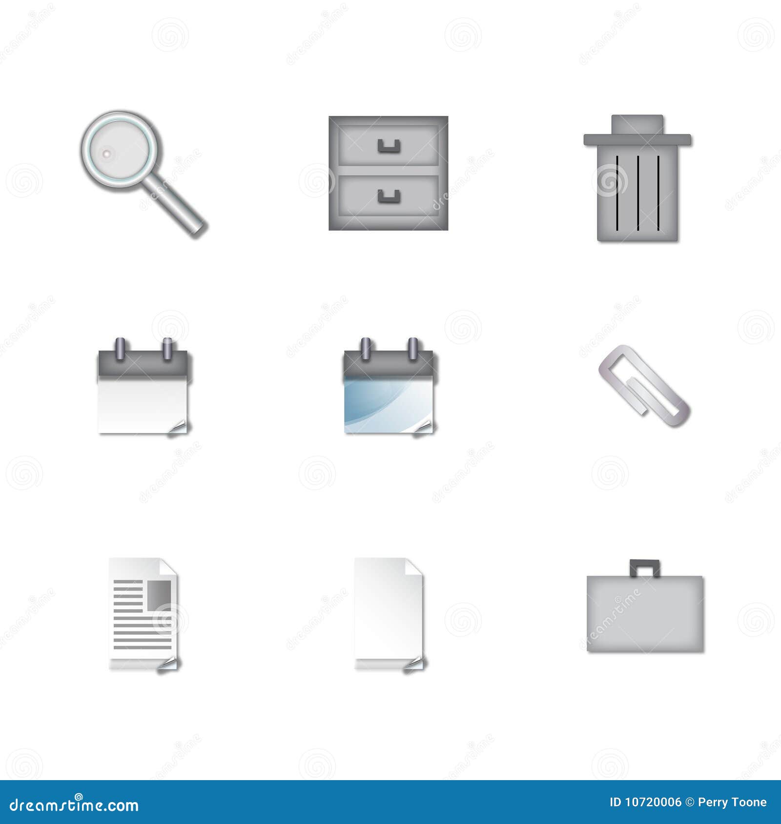 Sleek Business Icons stock vector. Illustration of graphic - 10720006