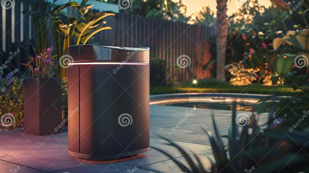 The Sleek Design of the Composter with Its Modern Curves and ...