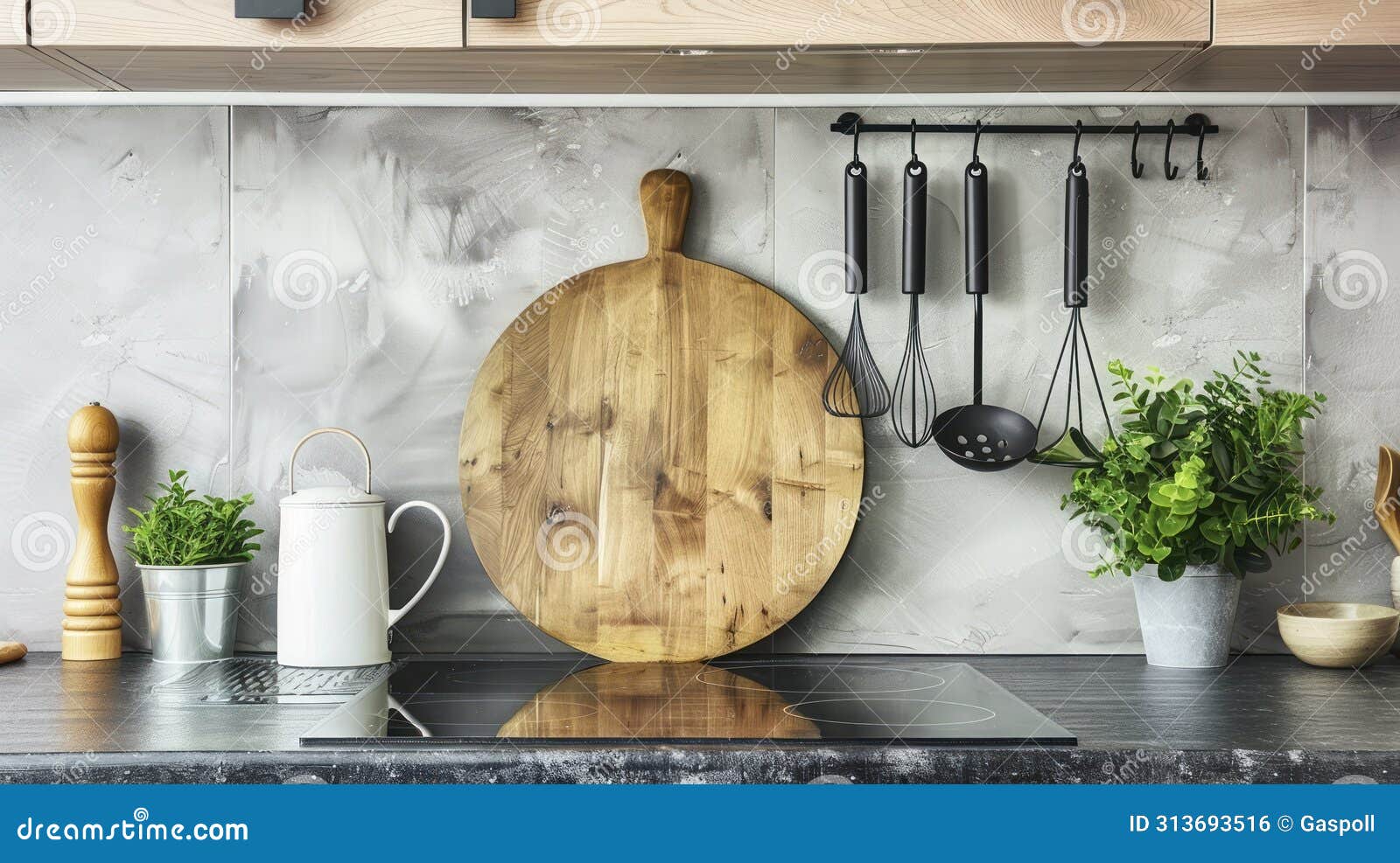 Sleek Design Meets Functionality - a Cutting-Edge Kitchen with Chopping ...