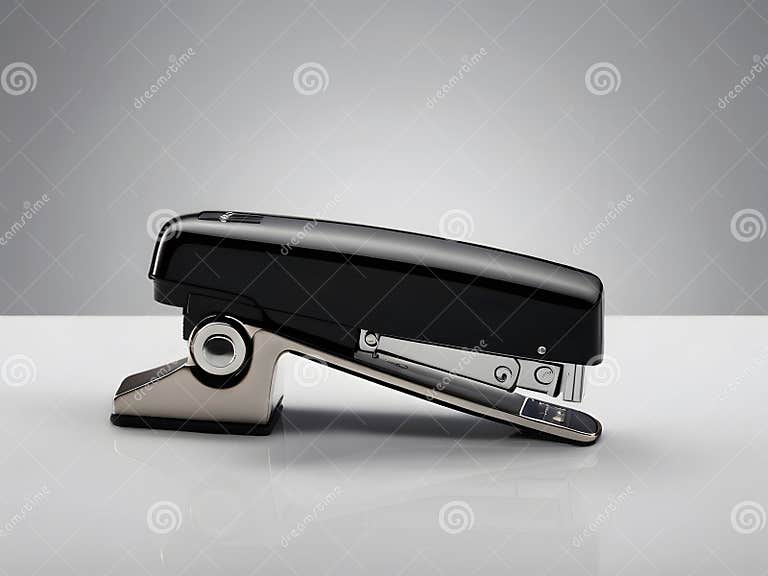Sleek Design of a Single Stapler Against a Plain Backdrop with Ample ...