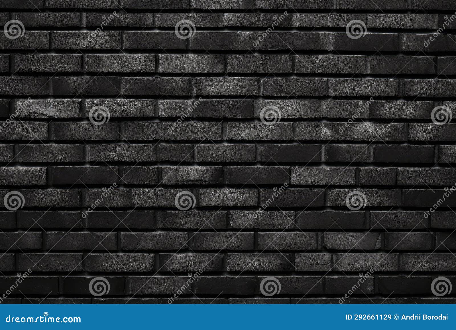 Sleek Ebony Brick Wall Texture. Royalty-Free Stock Photography ...
