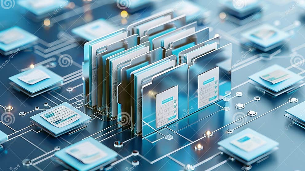 Sleek and Efficient Digital Document System with Organized Folders and ...