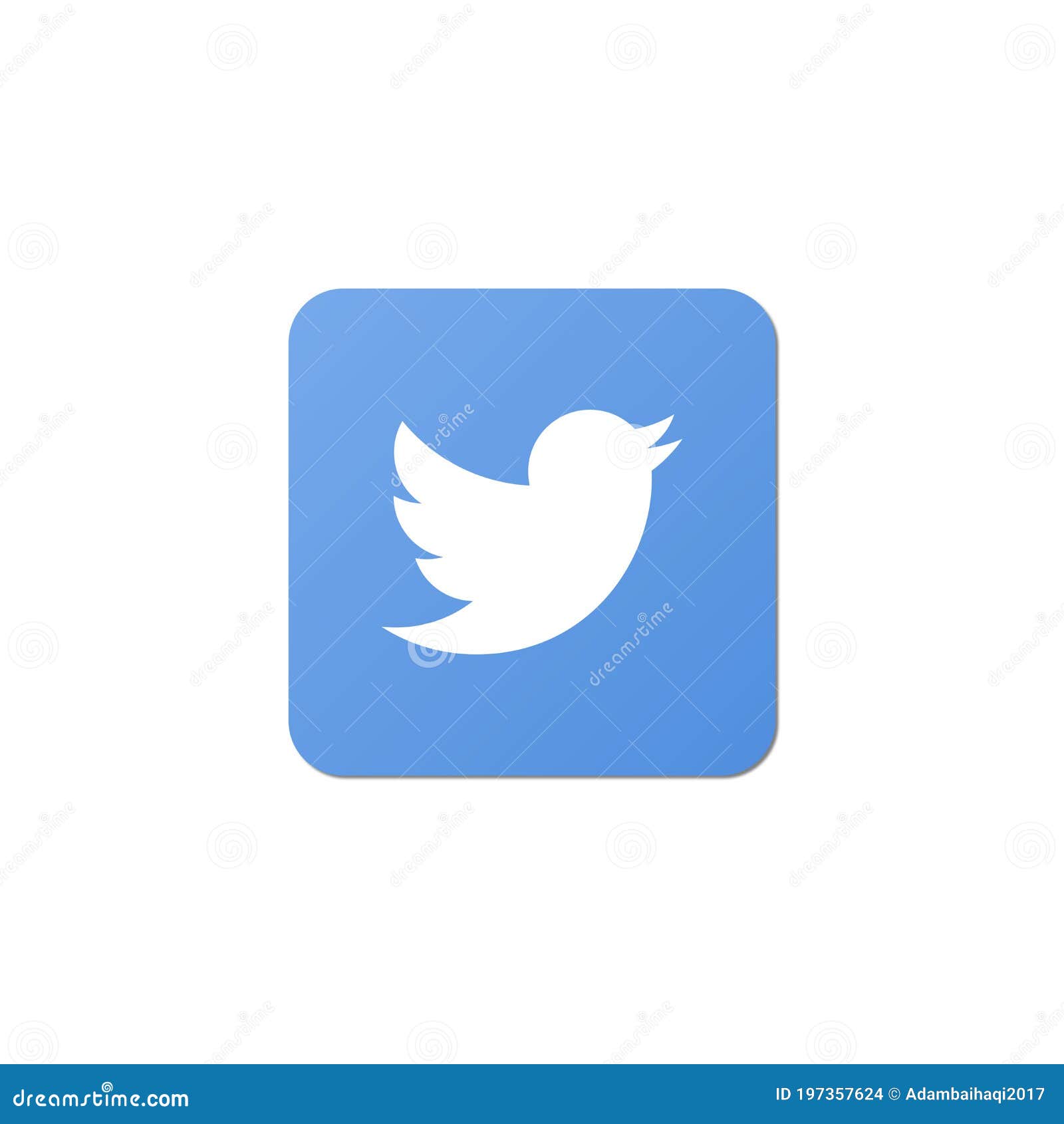 Sleek and Elegant Twitter Logo Icon. Twitter Social Media Logo Icon ...