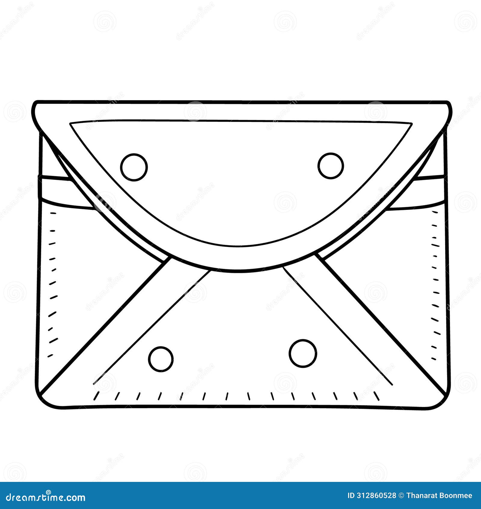 Sleek Envelope Outline Icon in Vector Format for Communication Designs ...