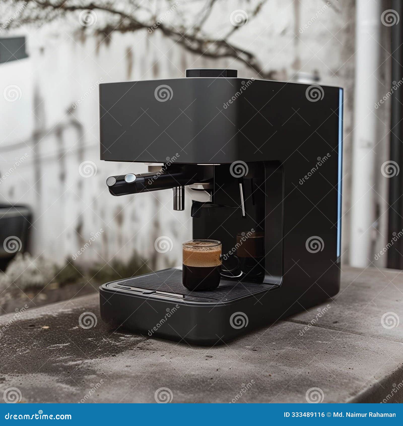 Sleek Espresso Machine with Modern Design Stock Photo - Image of ...