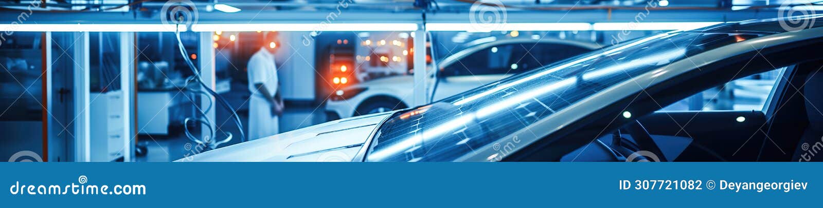 A Sleek, Futuristic Solar Panel Prototype Displayed in a High-tech Lab ...