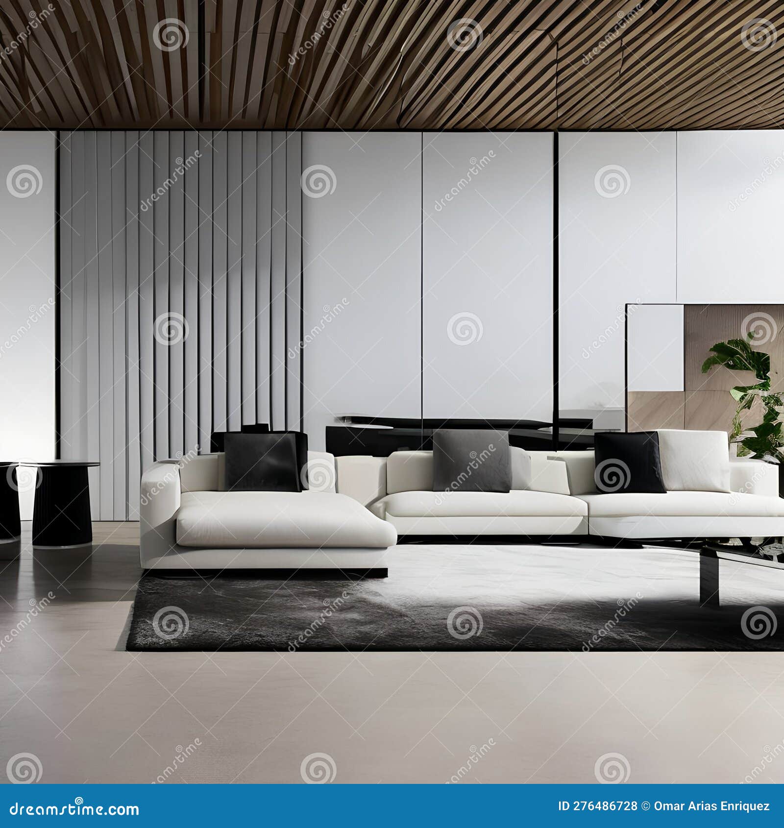 A Sleek and Glossy Interpretation of a Ceramic Surface, with Reflective ...