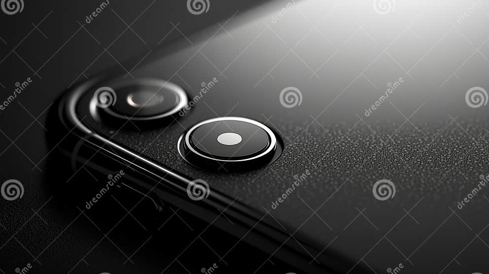 A Sleek Grayscale User Interface Design Featuring High-contrast Buttons ...