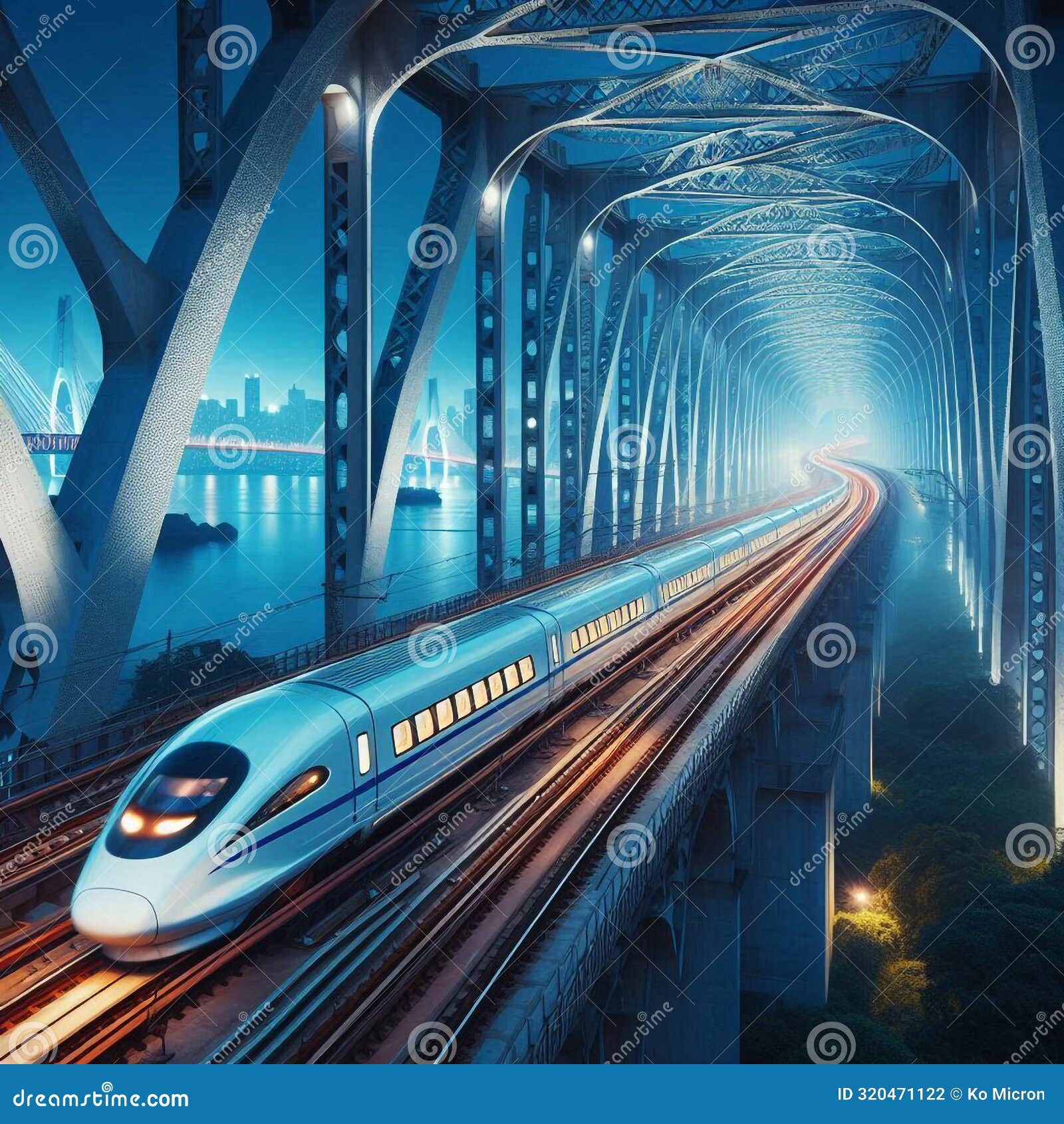 Sleek High-Speed Train in Motion : Speed Concept in Transport ...