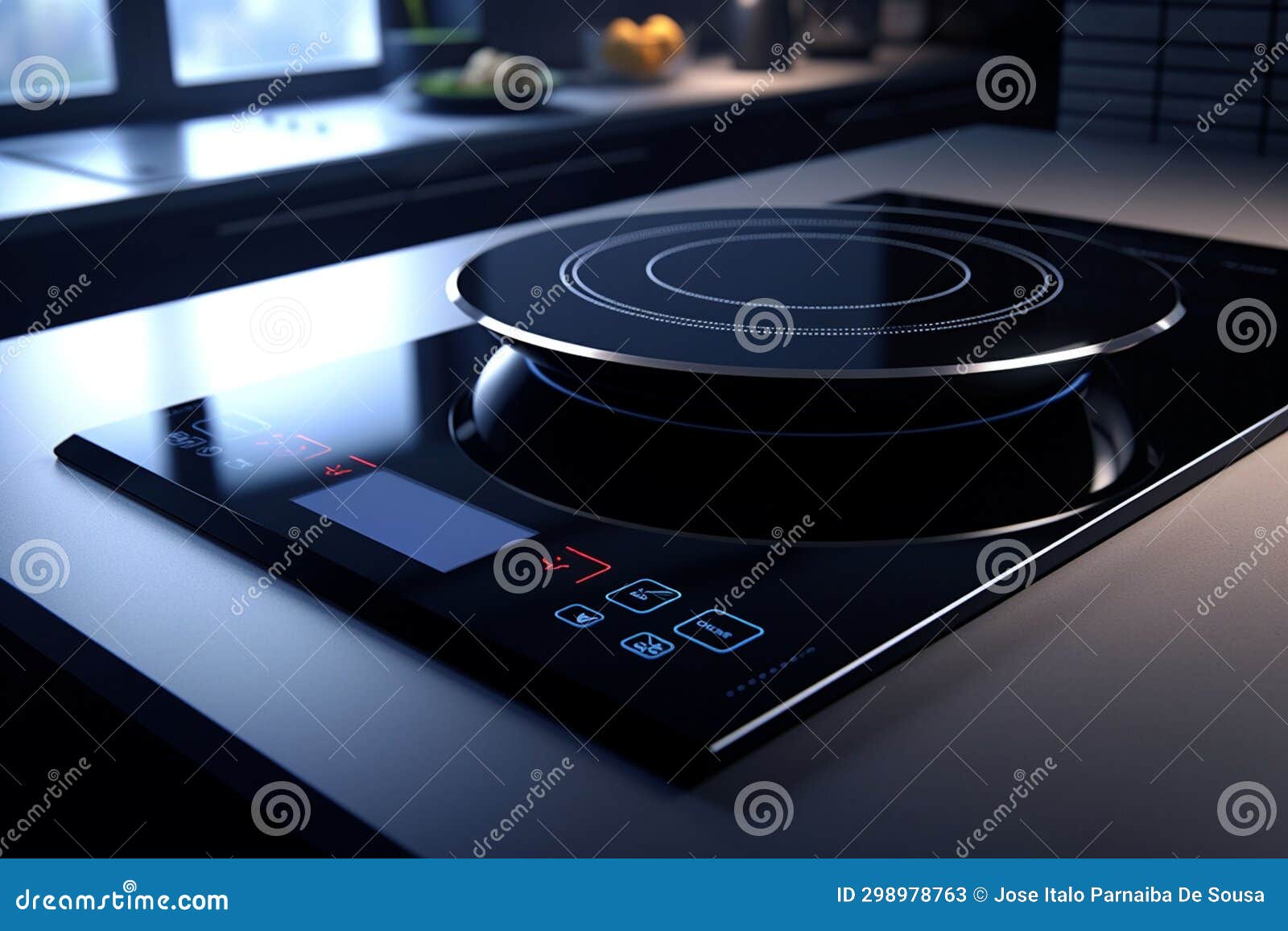 Sleek Induction Cooktops for Precise and Fast Cook Stock Illustration ...