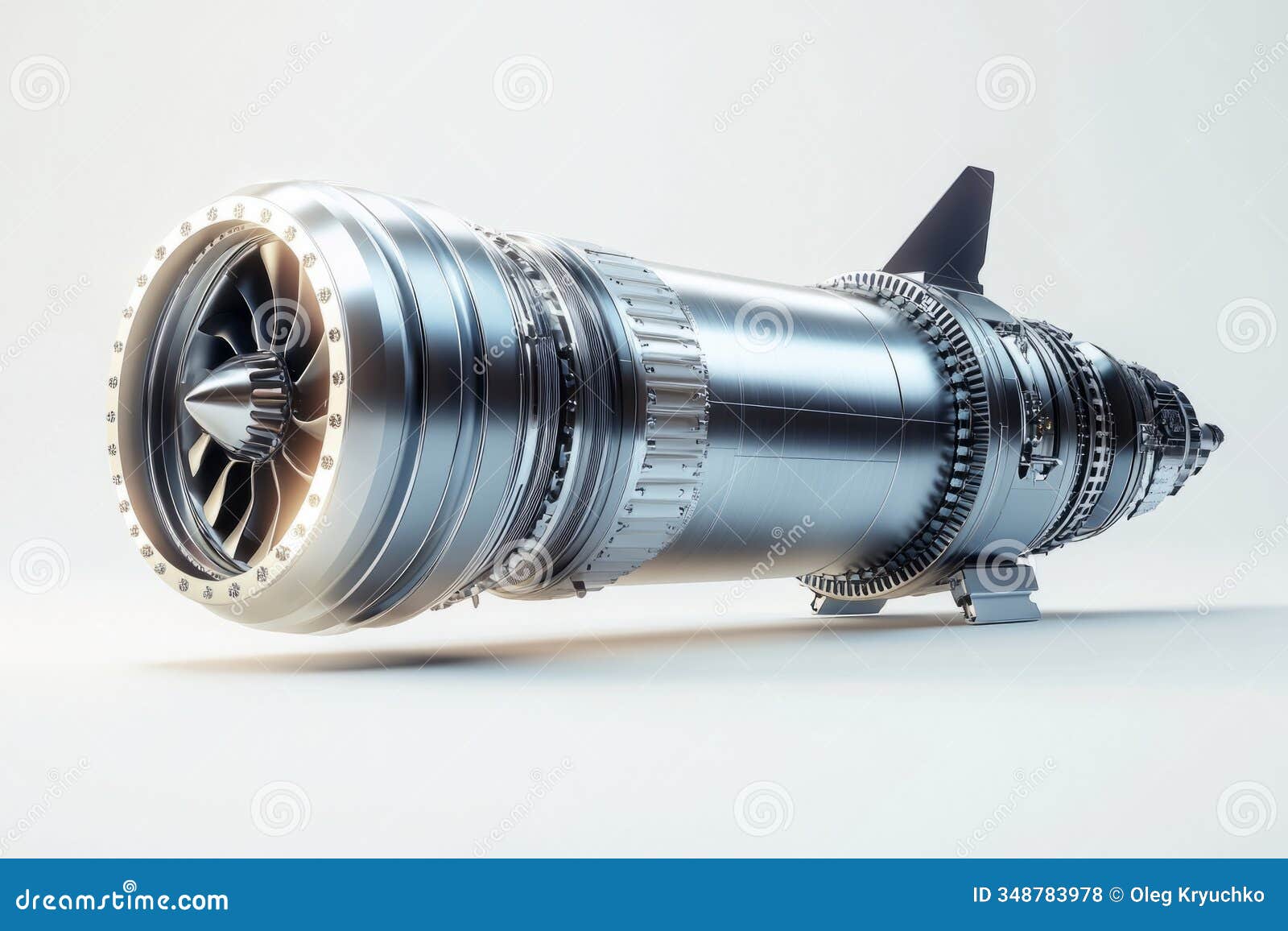 A Sleek Jet Engine with a Shiny Surface. it Represents Advanced ...